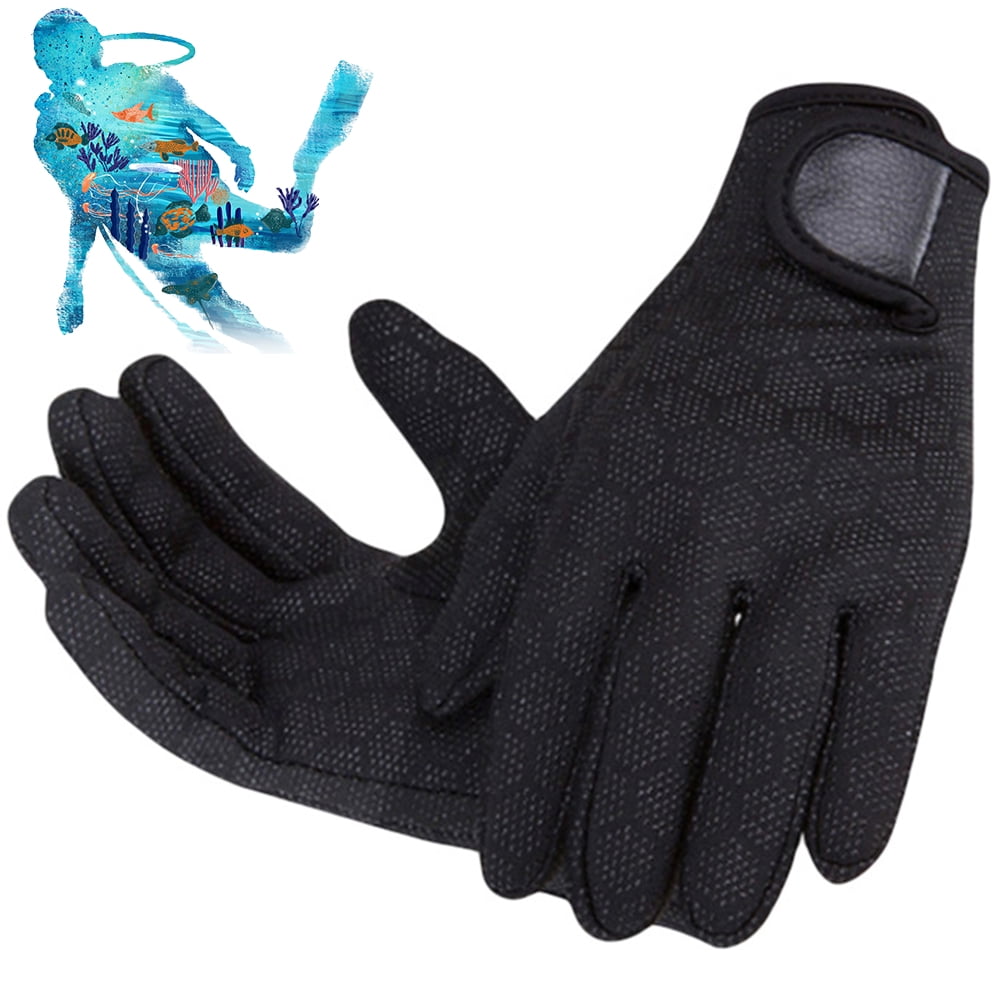 2MM Neoprene Diving Gloves for Snorkeling Swimming Surfing Kayaking ...