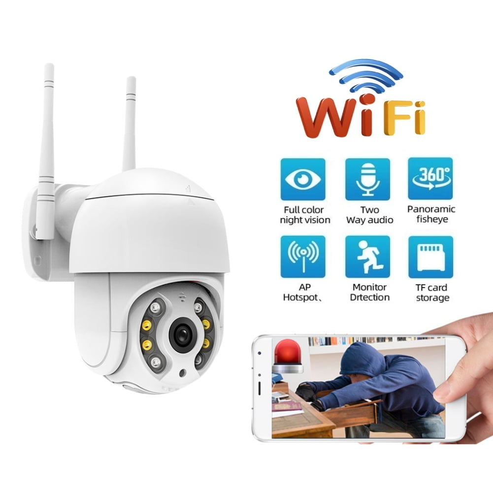 2MP WIFI Camera Outdoor Wireless Human Detect Security IP Cam HD 1080P ...
