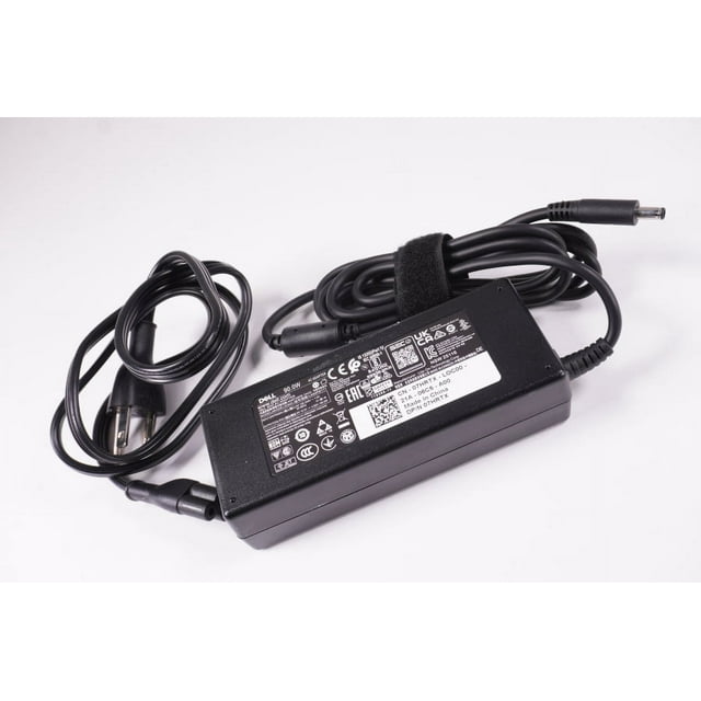 2MWVW Dell 90W 19.5V 4.62A Ac Adapter I5415-A655BLK-PUS - Walmart.com