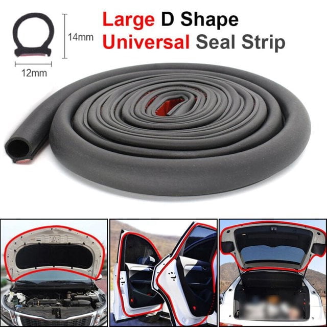 AUTOXBERT 2 Meter Rubber Weather Stripping 78 x 1 x 05 Inches Universal ...