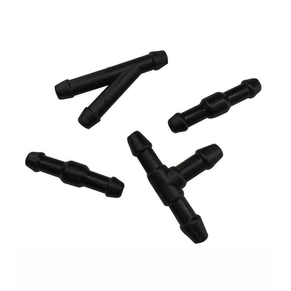 2Meters Rubber Hose w/ Connectors For Windscreen Washer Jet Pumps ...