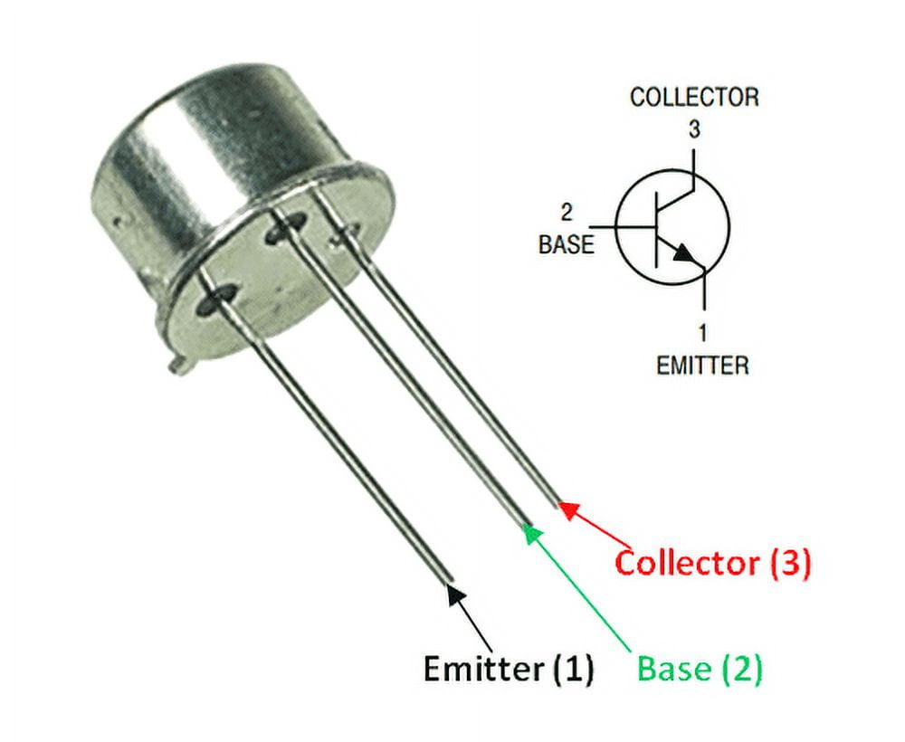 2N3546, PNP General Purpose Transistor, Vceo= -12V, Ic= -100mA, Pmax ...