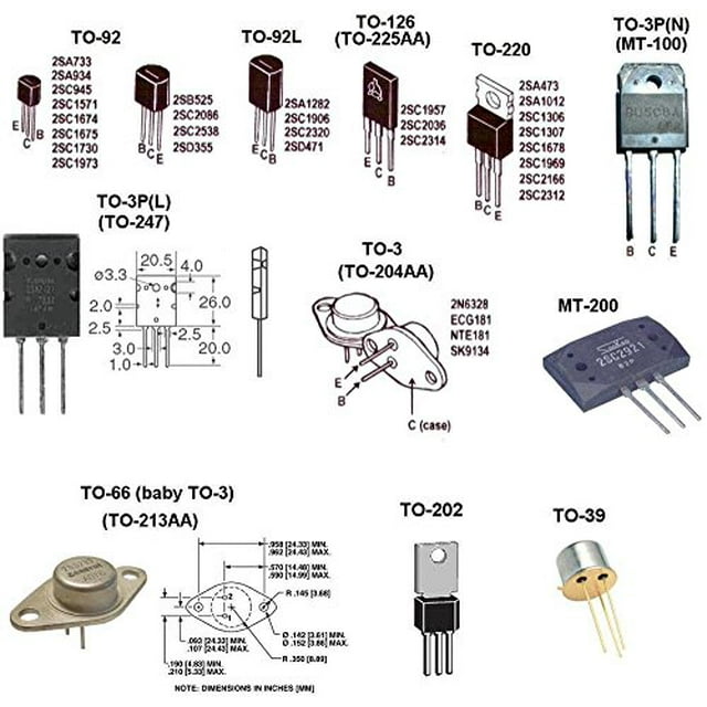 2N3702 - Transistor (Lot of 1) (2N-B3) - Walmart.com