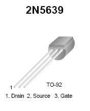 2N5639 TRANSISTOR FET - 4 pieces - Walmart.com