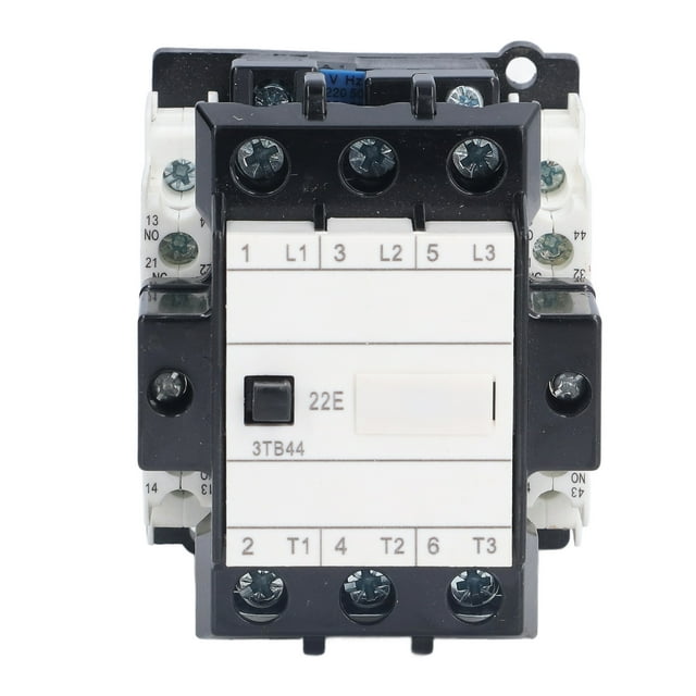 2NC+2NO AC Contactor Pa66 Thermosetting Plastic DIN Rail Contactors AC ...
