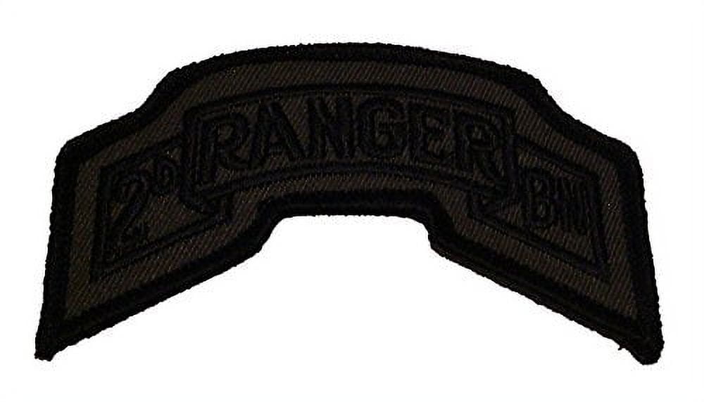 2ND ARMY RANGER BATTALION SCROLL ROCKER PATCH - OLIVE DRAB OD GREEN ...