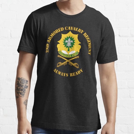 2Nd Armored Cavalry Regiment Dui Always Ready Essential T-shirt ...