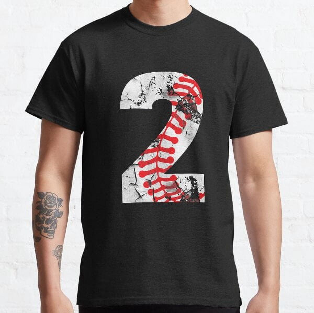 2Nd Birthday Number 2 Years Old Baseball Classic T-shirt - Walmart.com
