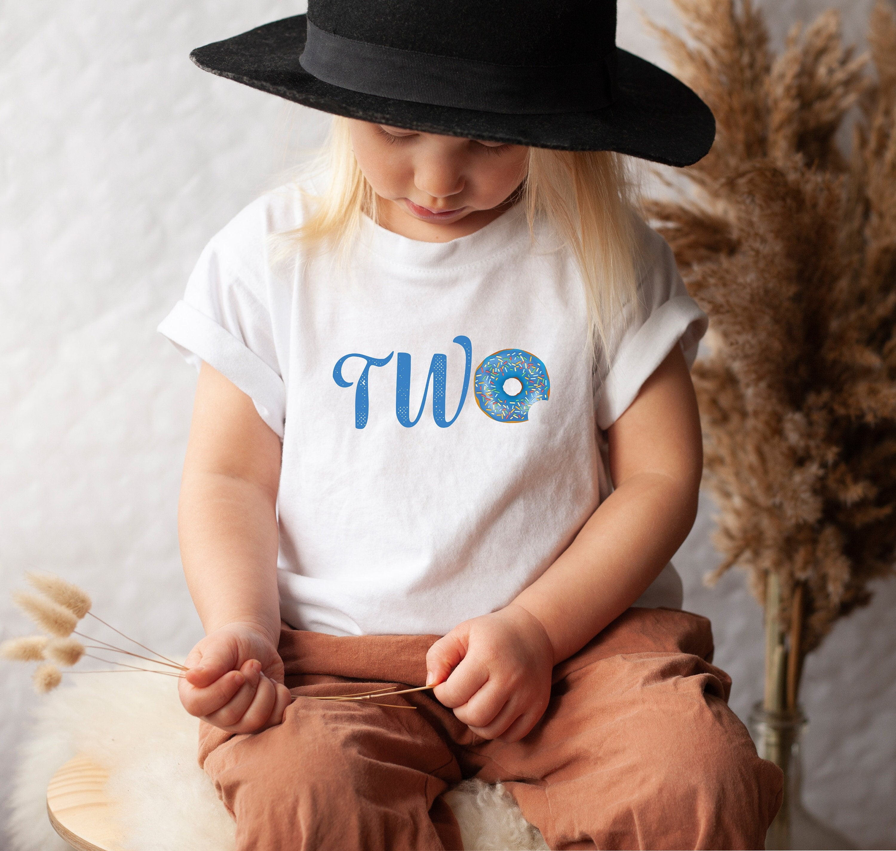 2Nd Birthday Shirt, Boys Donut Birthday Tee, Two, Second Birthday Boy Shirt, Donut Theme ...