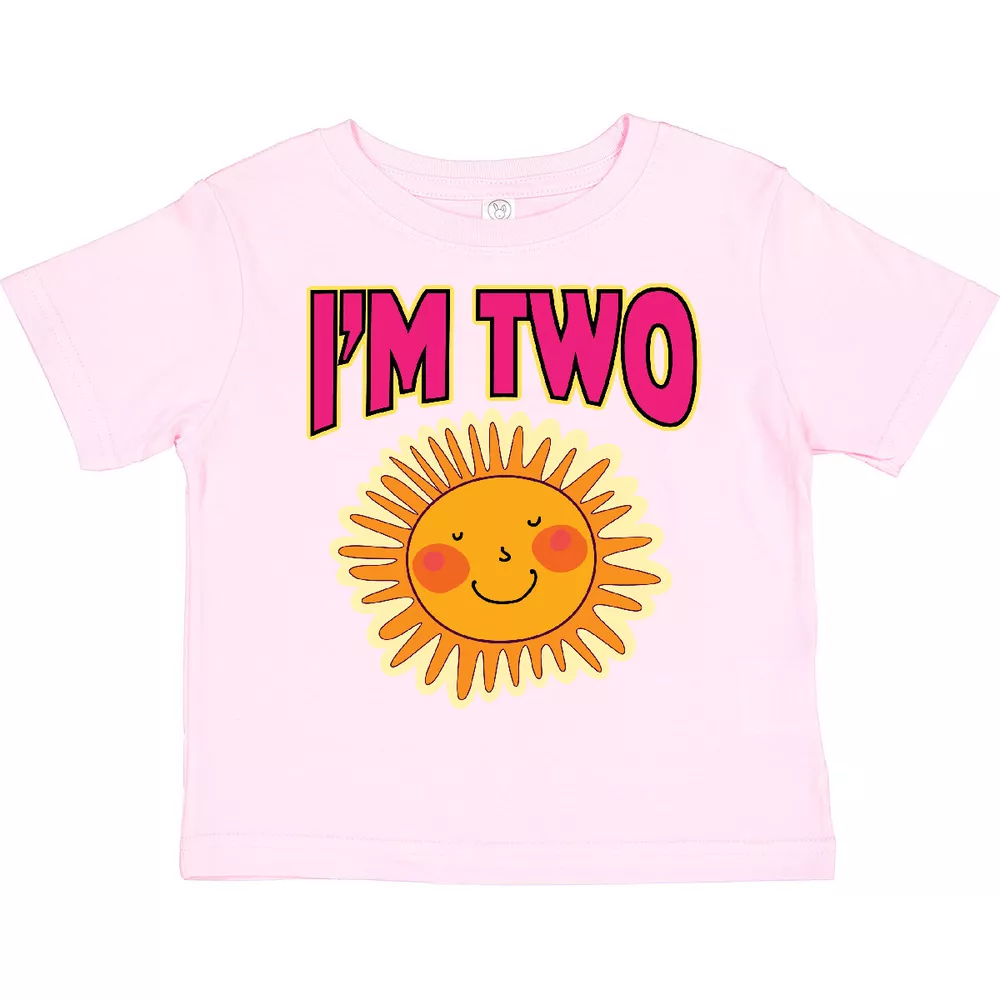 2Nd Birthday Sunshine 2 Year Old Toddler T-Shirt Im Cute Adorable Kids ...