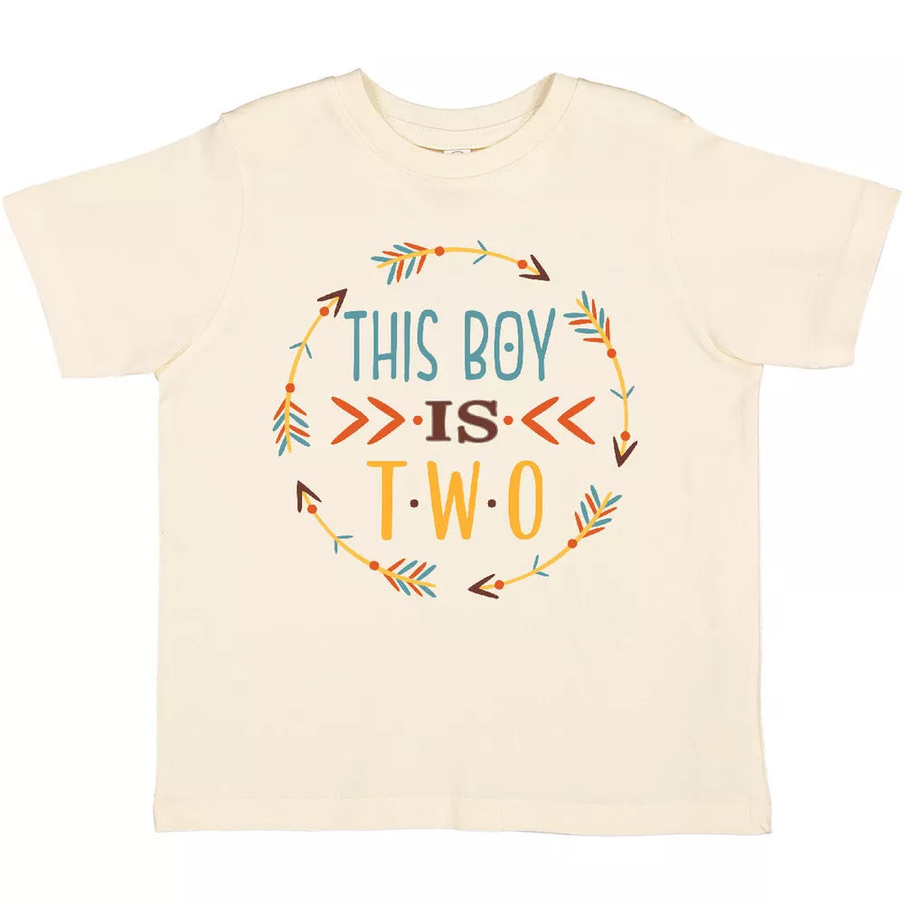 2Nd Birthday Tribal Arrow Boys Toddler T-Shirt 2 Year Old Im Childs ...