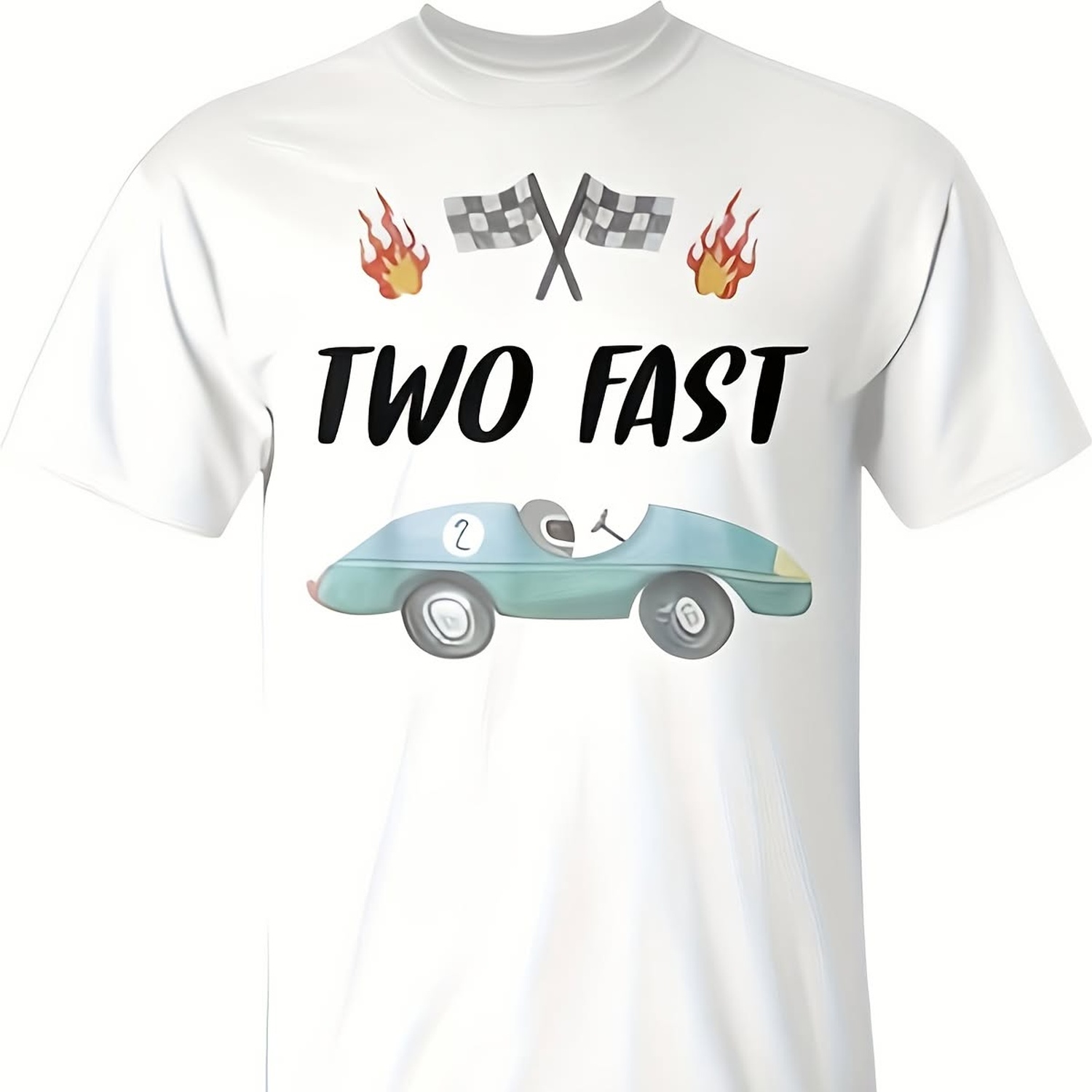 2Nd Birthday Two Fast Race r Snd Bday Party Family T-Shirt Retro Shirts ...