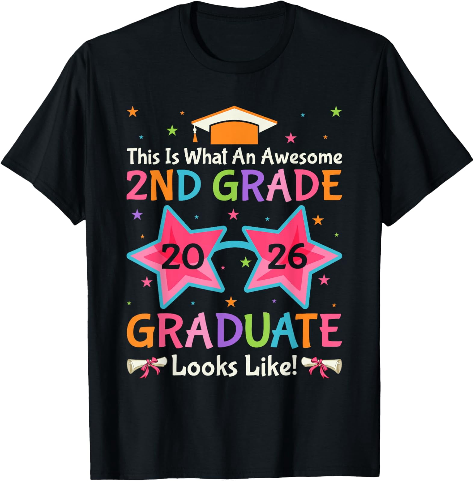 2Nd Grade 2026 Graduate School Senior Year Graduation Day T-Shirt ...
