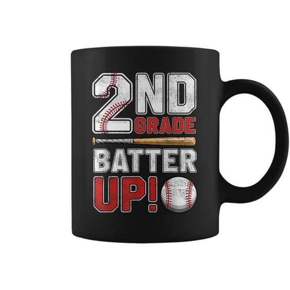 2Nd Grade Batter Up BasebSecond Grade Back To School Coffee Mugs ...