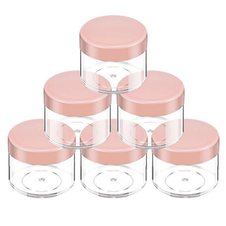 Pink Glass Jar