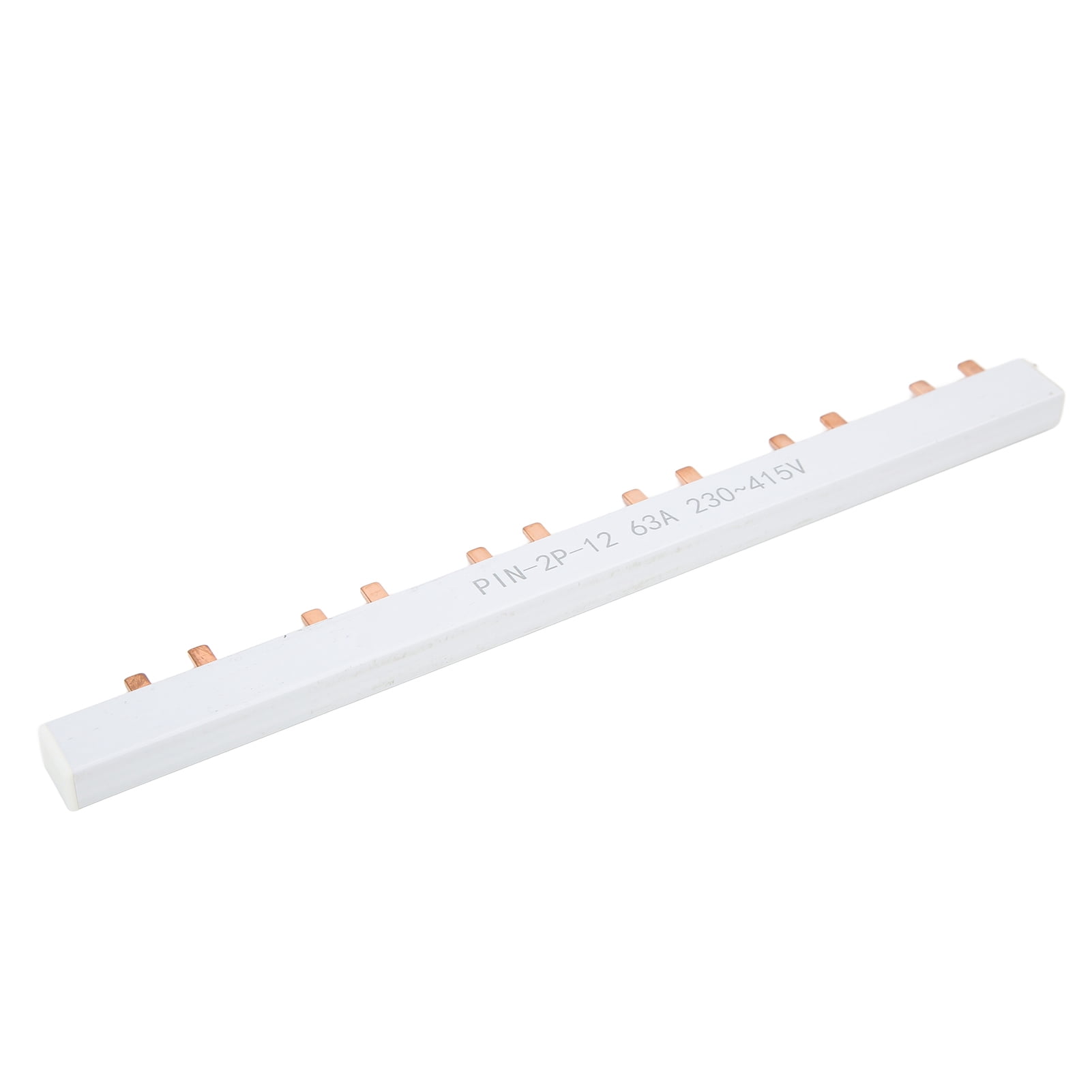 2P 12,Way Copper Busbar, 63A, 230,415V, High Conductivity, PVC ...