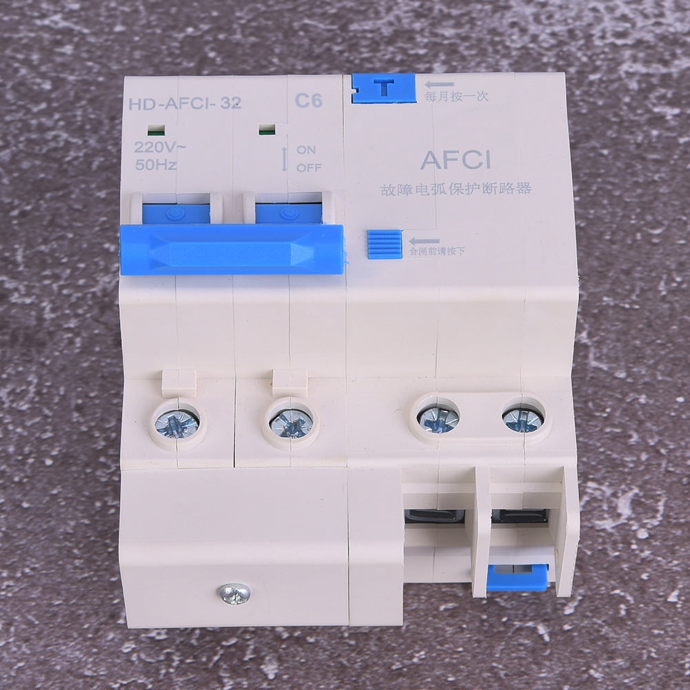 2P 230V Arc Fault Circuit Breaker Miniature Household Electric Leakage ...