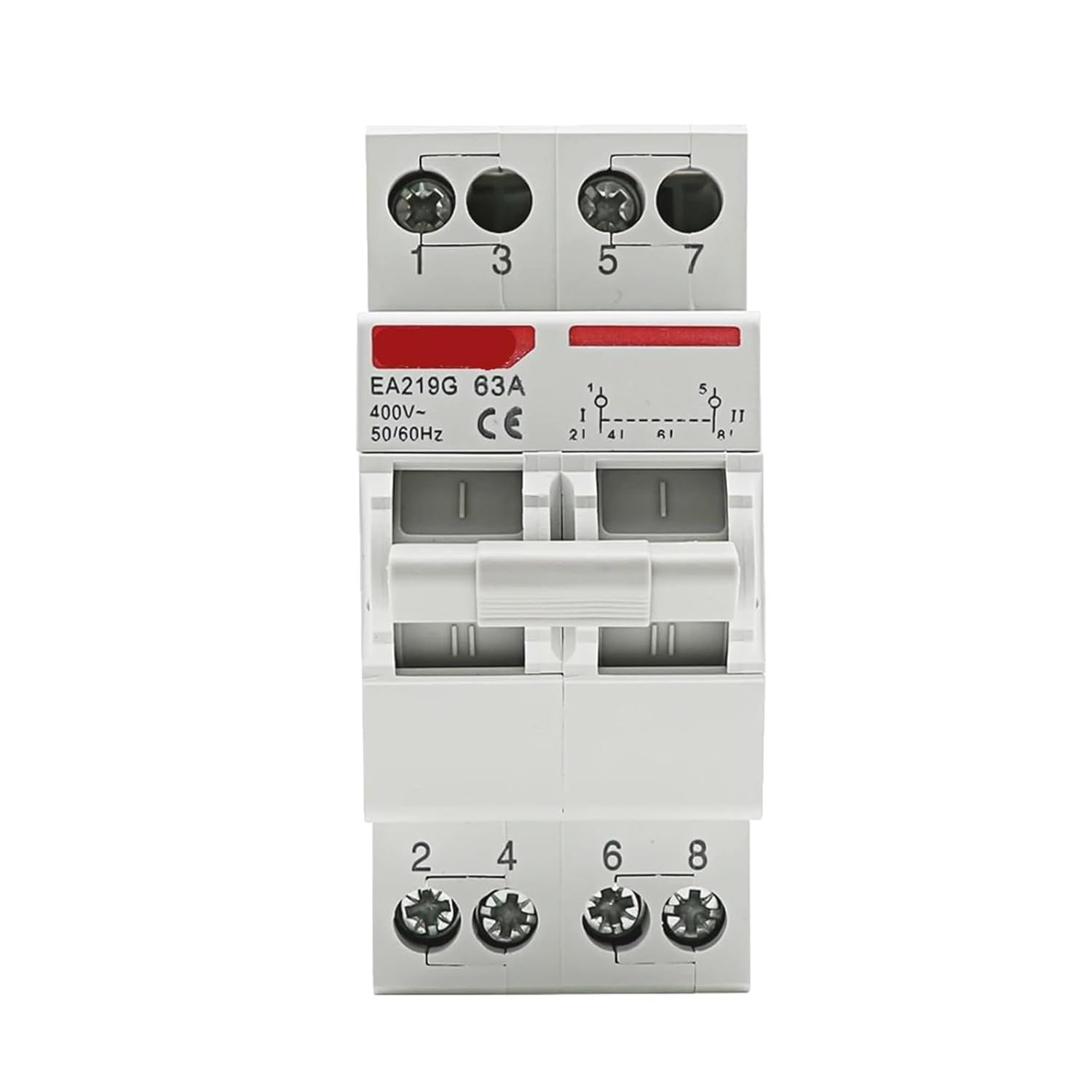 2P 40A 63A MTS Dual Power Manual Transfer Interlocking Circuit Breaker ...