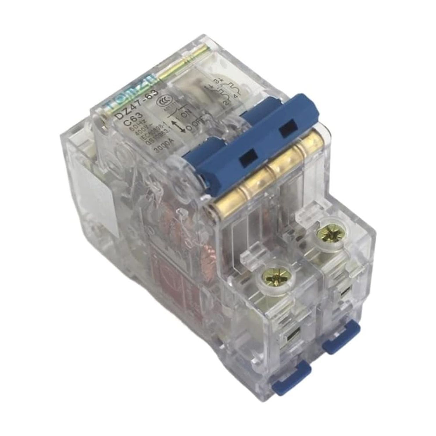 2P 40A Transparent case Mini Circuit Breaker MCB 40ampere - Walmart.com
