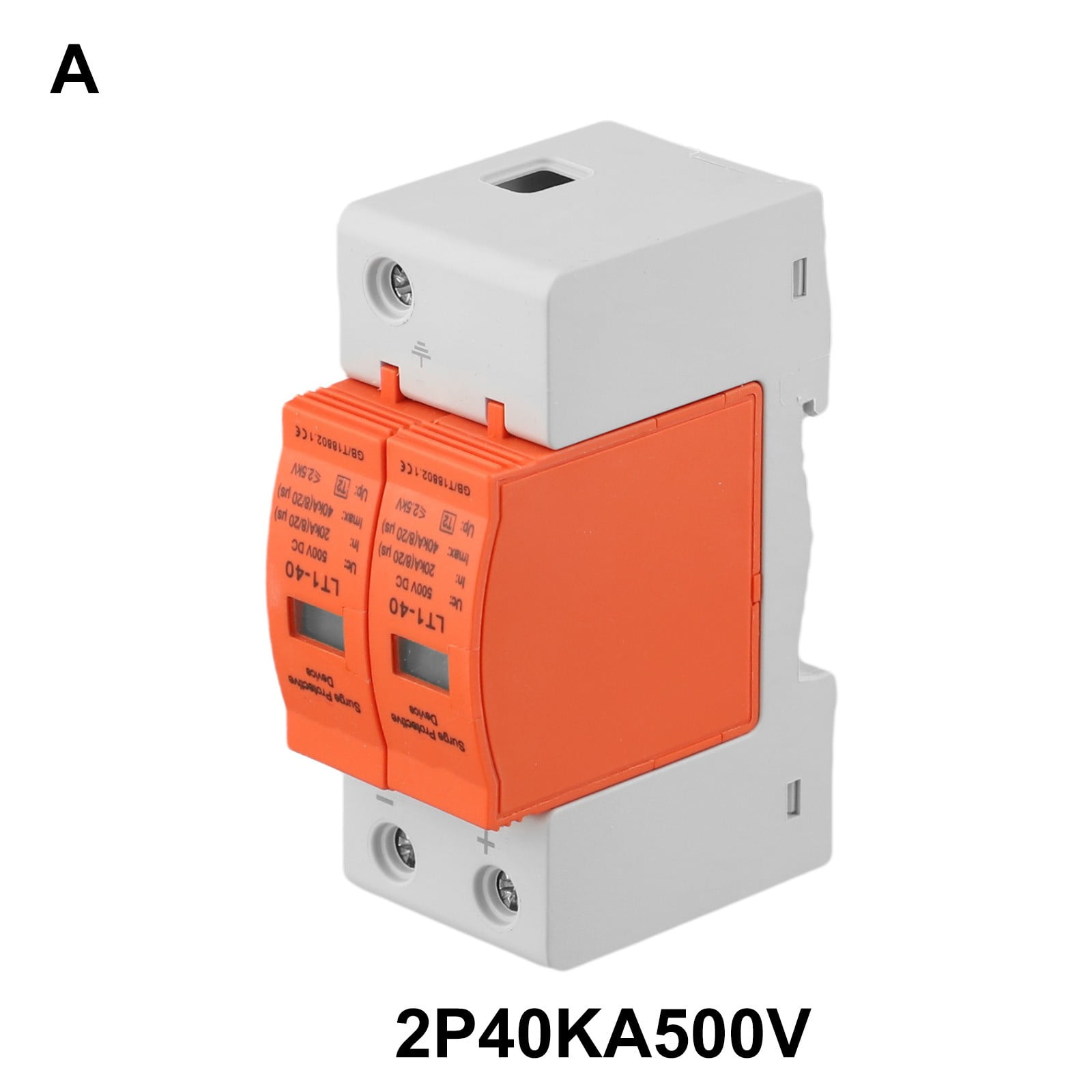 2P 40KA DC 500V/1000V for SPD Surge Protection Device Arrester Low ...