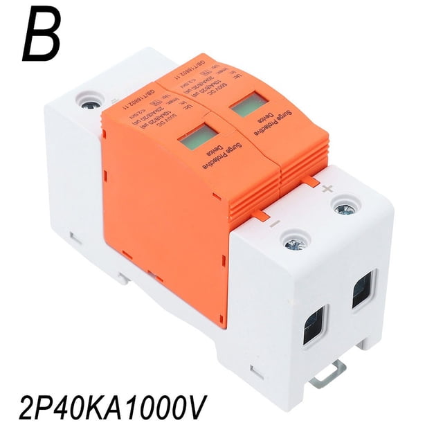 2P 40KA DC 500V/1000V for SPD Surge Protection Device Arrester Low ...