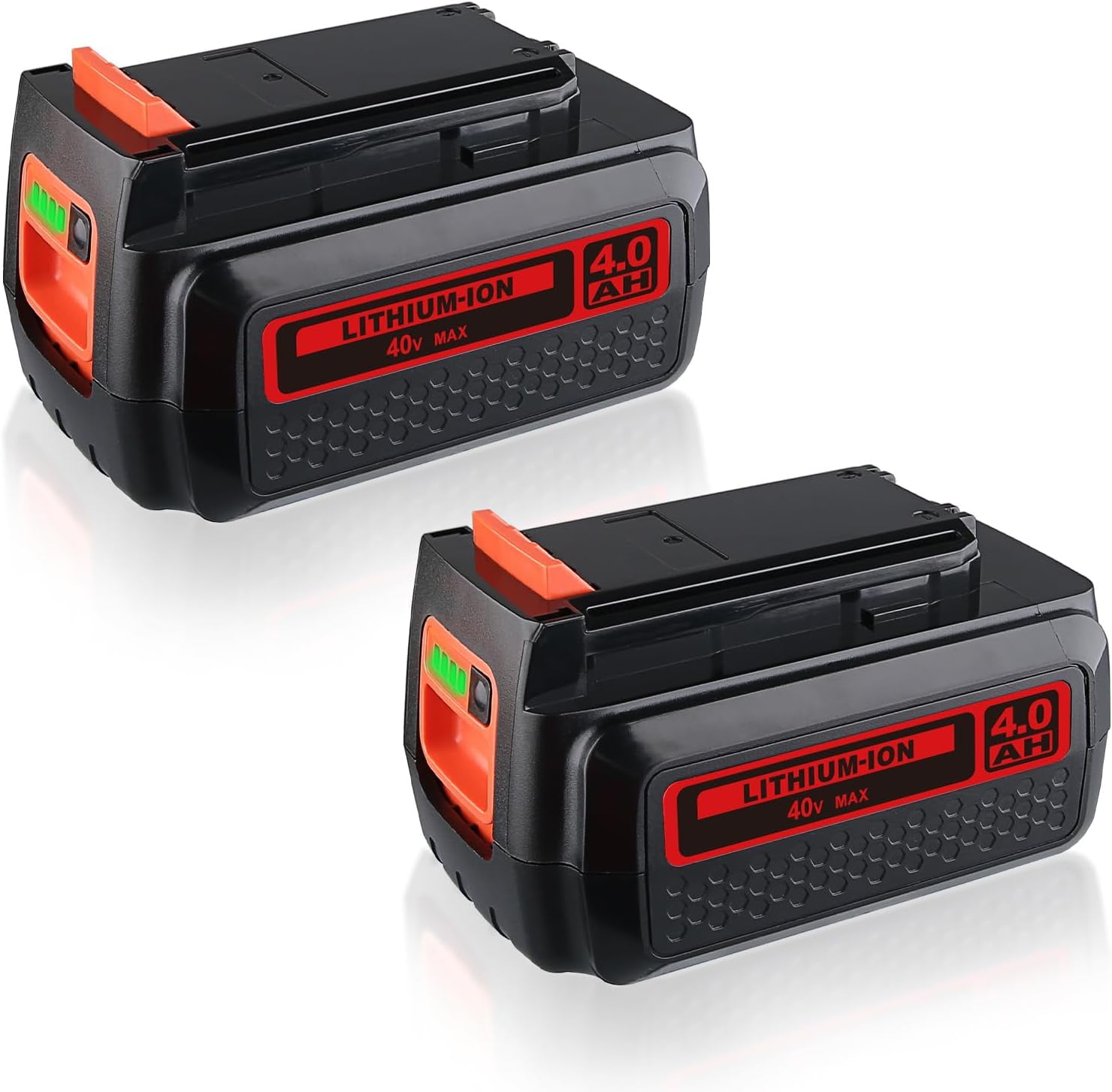 2P 40V MAX 4.0Ah Replacement for Black and Decker 40V Lithium Battery Compatible with Black and ...