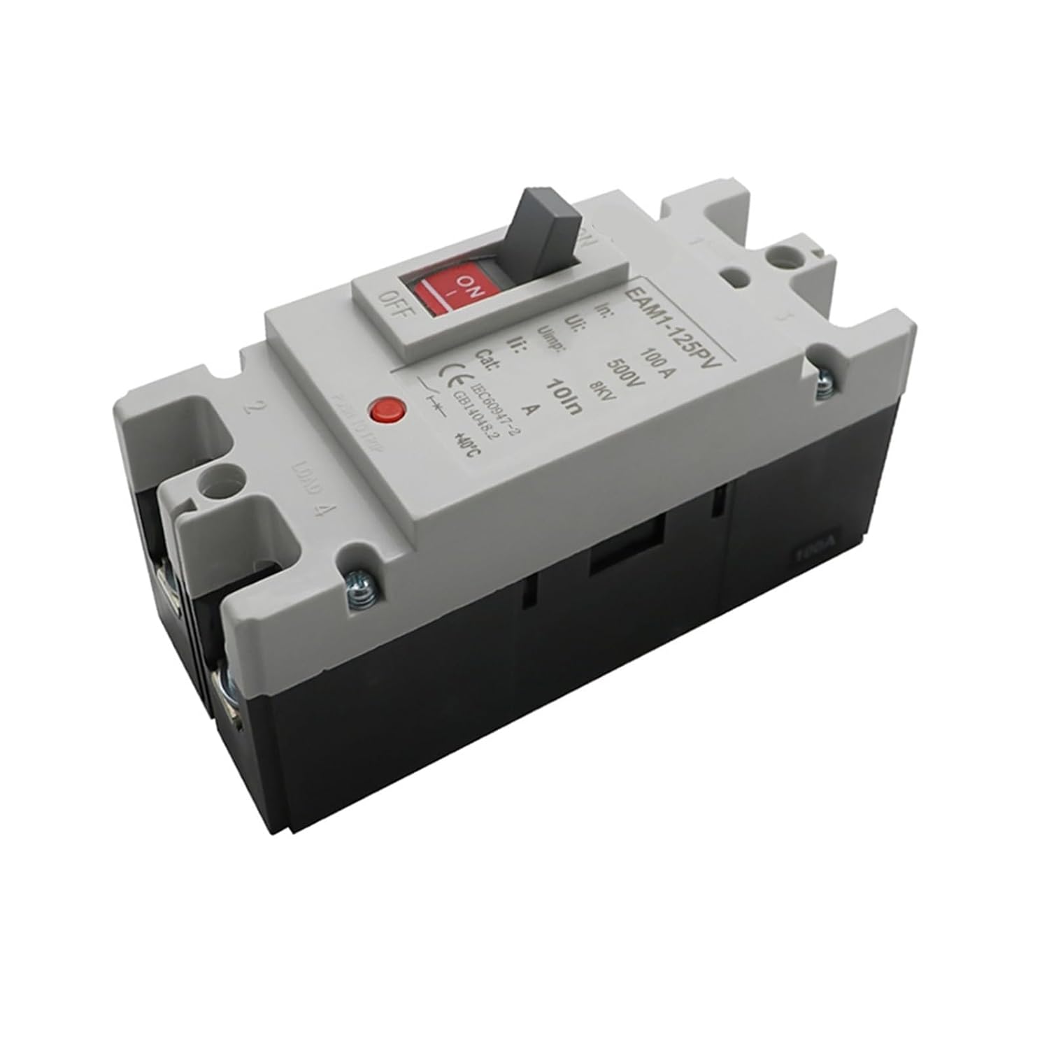 2P 500V 63-1250A DC Solar Plastic case Circuit Breaker MCCB Overload ...