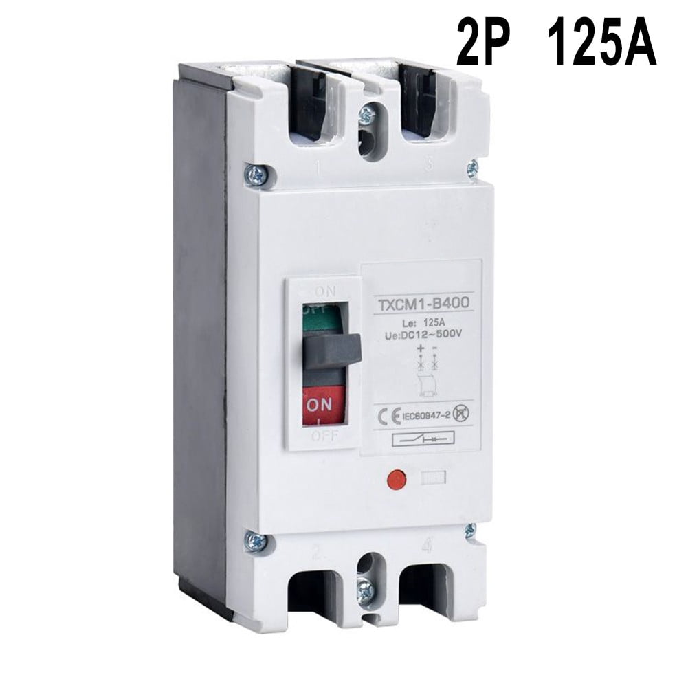 2P DC 600Vsolar power molded case circuit breaker MCCBoverload switch ...