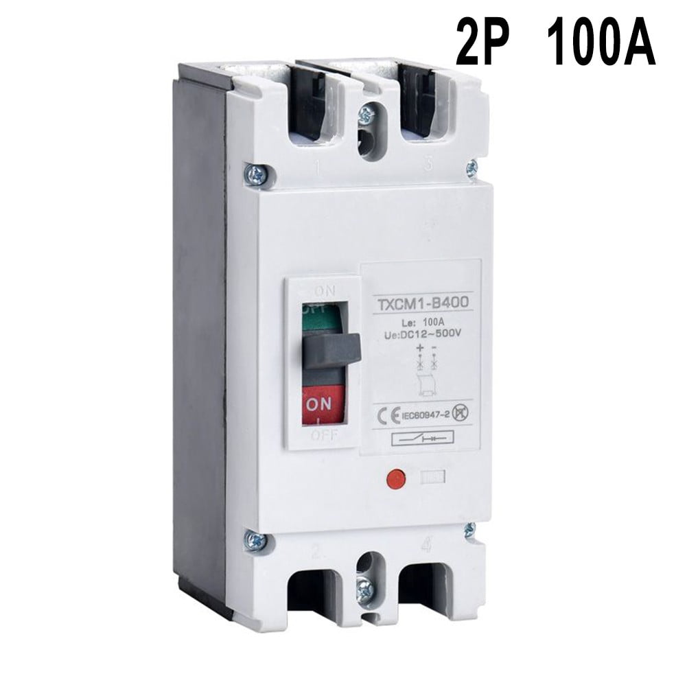 2P DC 600Vsolar power molded case circuit breaker MCCBoverload switch ...