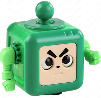 2P Fidget Robot Cube Fidgets Toy, Magic Cube Stress and Anxiety Relief ...