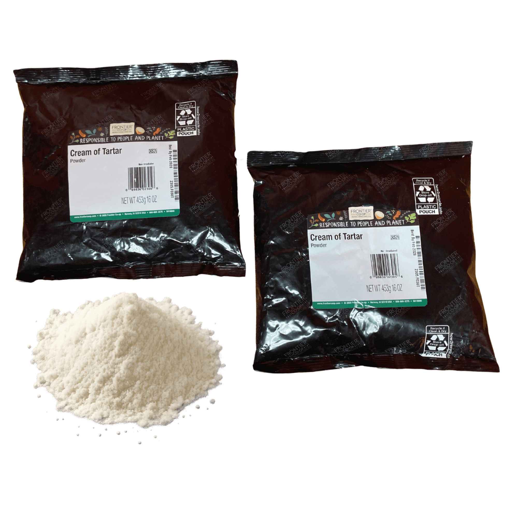 2P Frontier Co-op Cream of Tartar Powder, 16 oz - Walmart.com