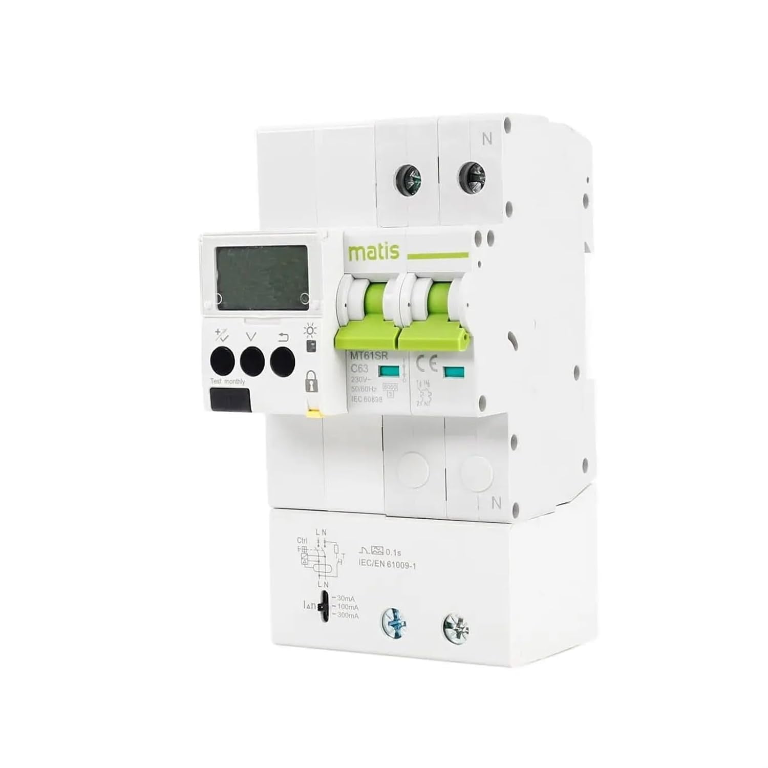 2P MT61SR Sales Adjustable Over Under Voltage Protector Circuit Breaker ...