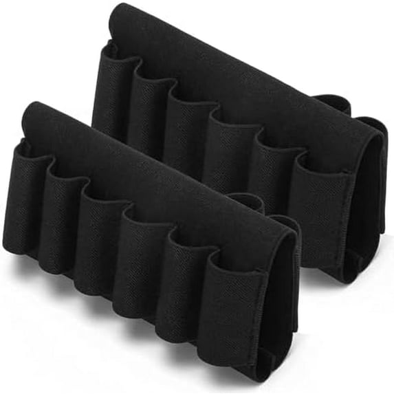 2P Shotgun Shell Holder8 Round Buttstock Holder for 12/20 Gauge Ammo ...