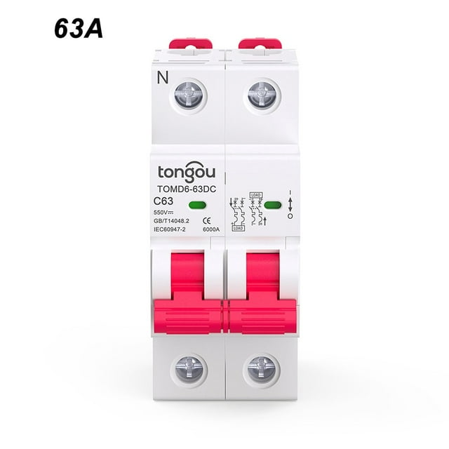 2P Solar Circuit Breaker DC for MCB for PV 2-Pole DC Disconnect Switch - Walmart.com