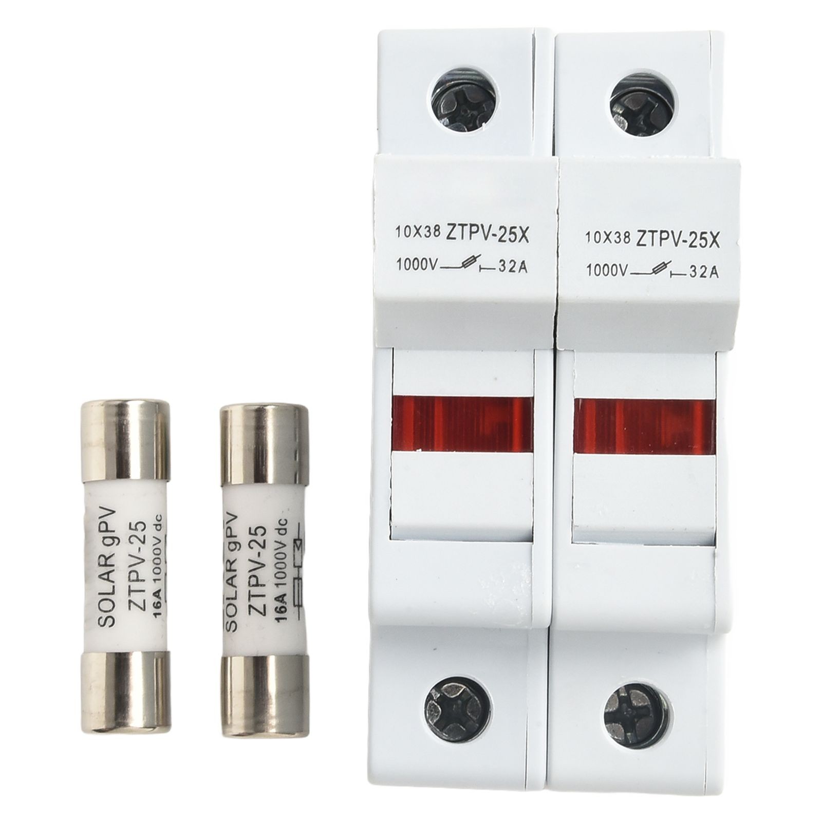 2P Solar PV Panel Fuses Electrical Equipment with LED 1000V DC IEC ...