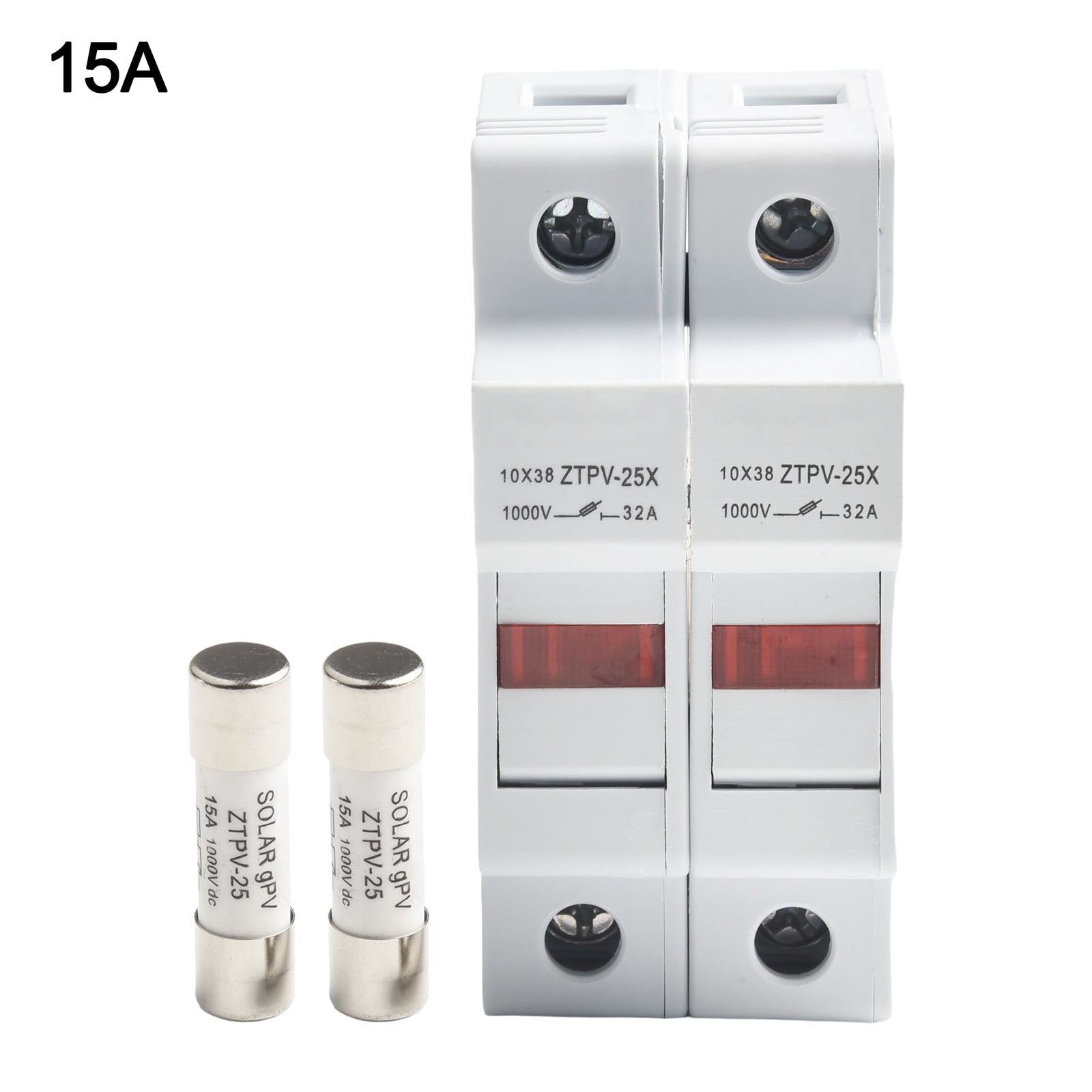 2P Solar Pv Panel Fuses Electrical Equipment With Led 1000V Dc Iec ...