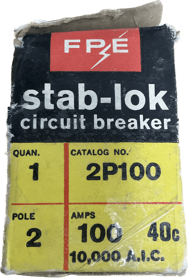 2P100 Federal Pacific 100A 2P NA2100 Circuit Breaker Stab-Lok NEW Free ...