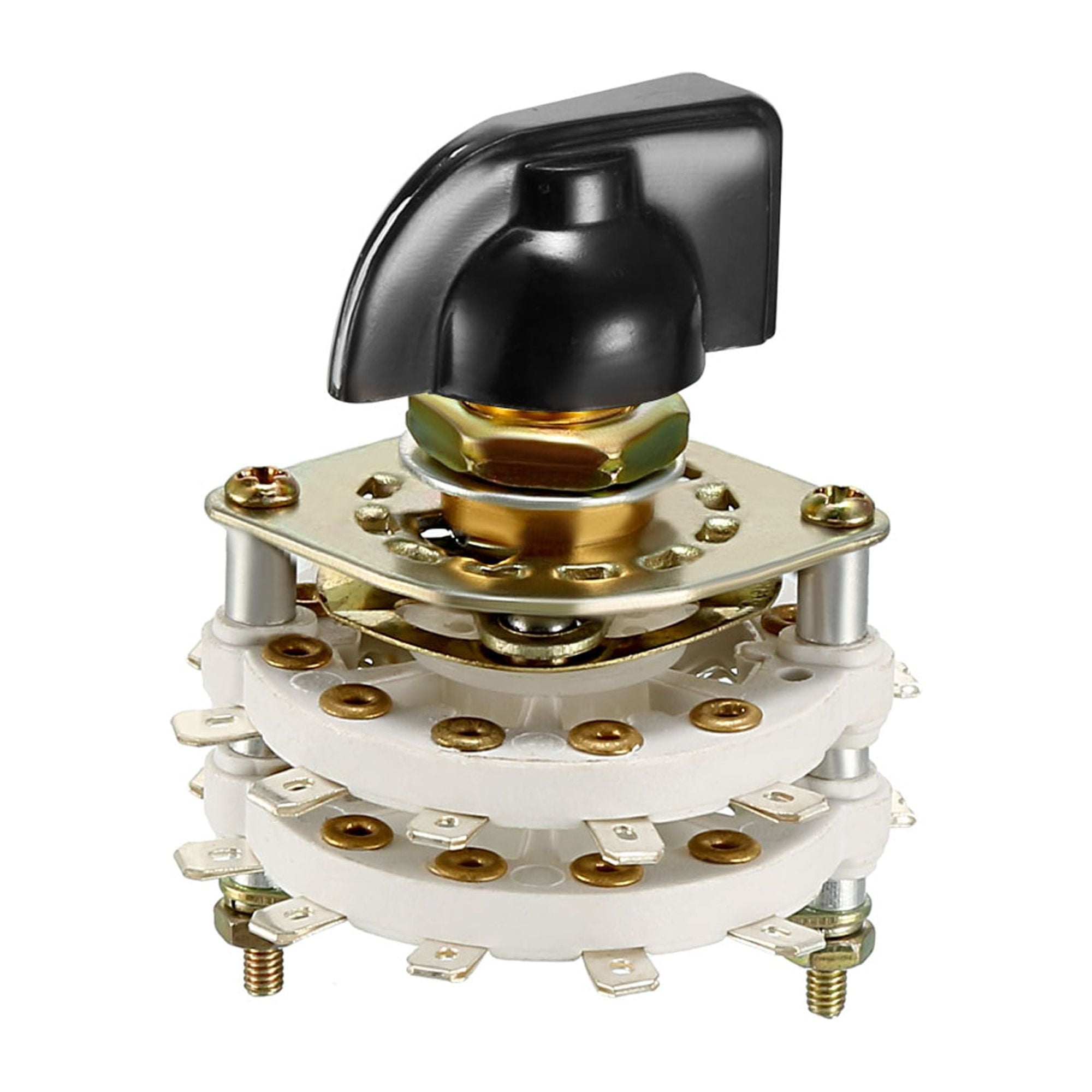 2P10T 2 Pole 10Position 2Deck Band Channel Rotary Switch Selector with ...