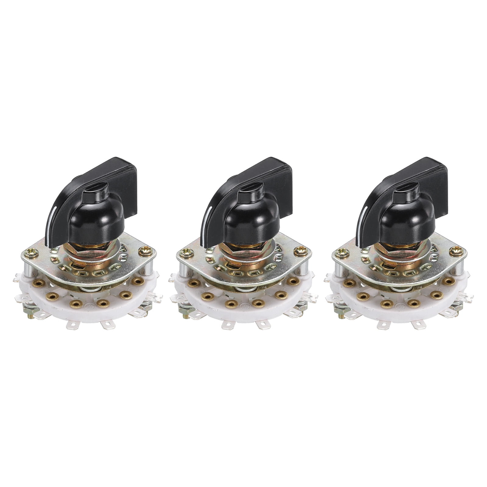 2P5T Rotary Switch 2 Pole 5 Position Band Selector 1 Deck for Radio ...