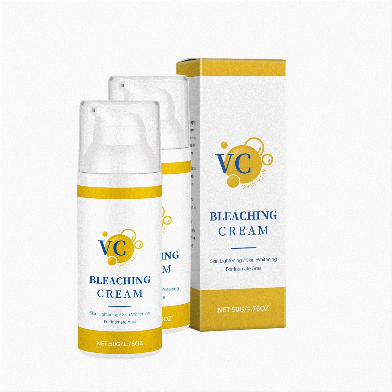 2PACK 1.7FL OZ Moisturizes Bleaching Cream, Vitamin C Skin Lighten ...
