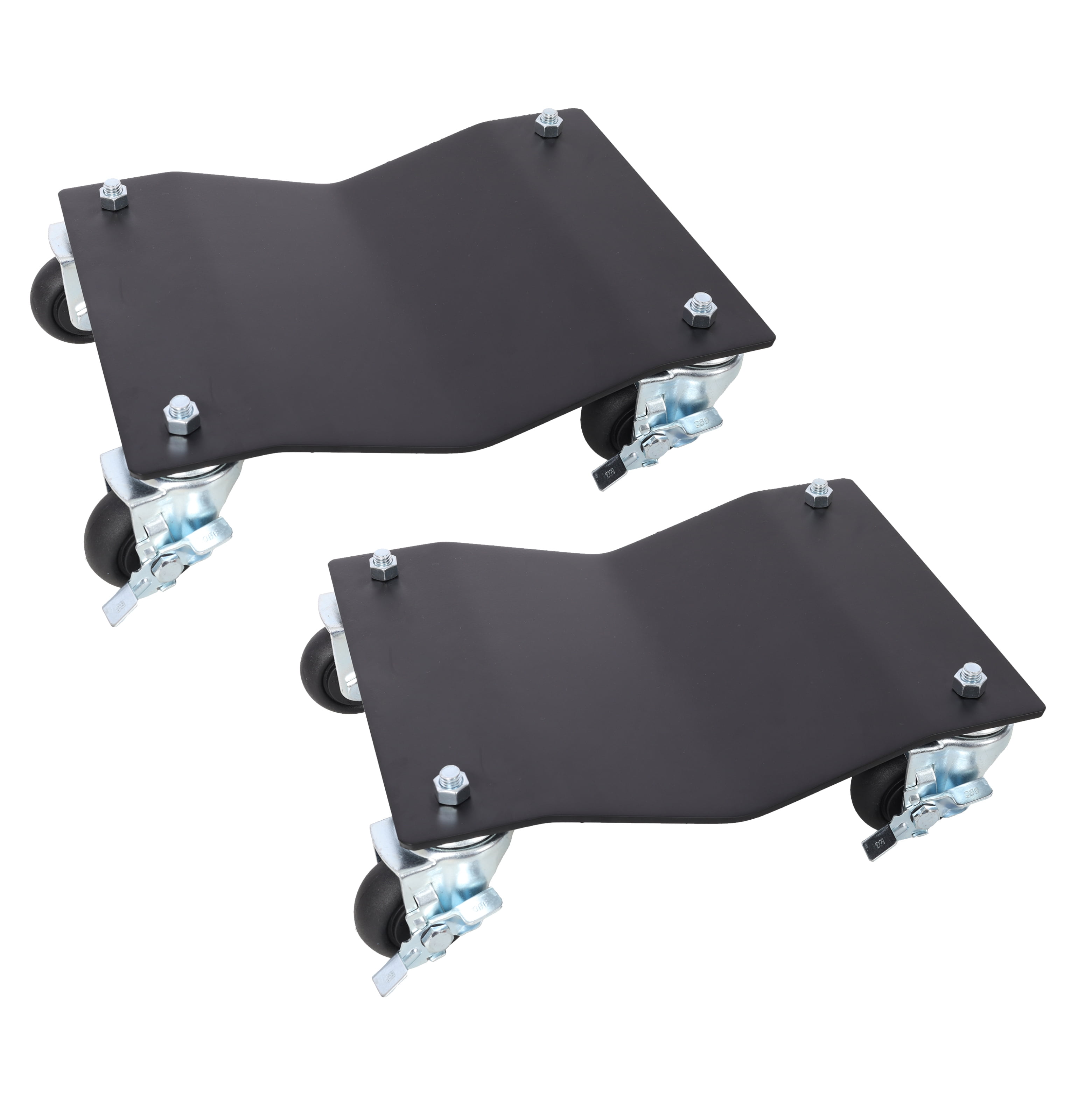 2PACK 2500lbs Capacity Professional Steel Vehicle Dollies,Heavy Duty ...