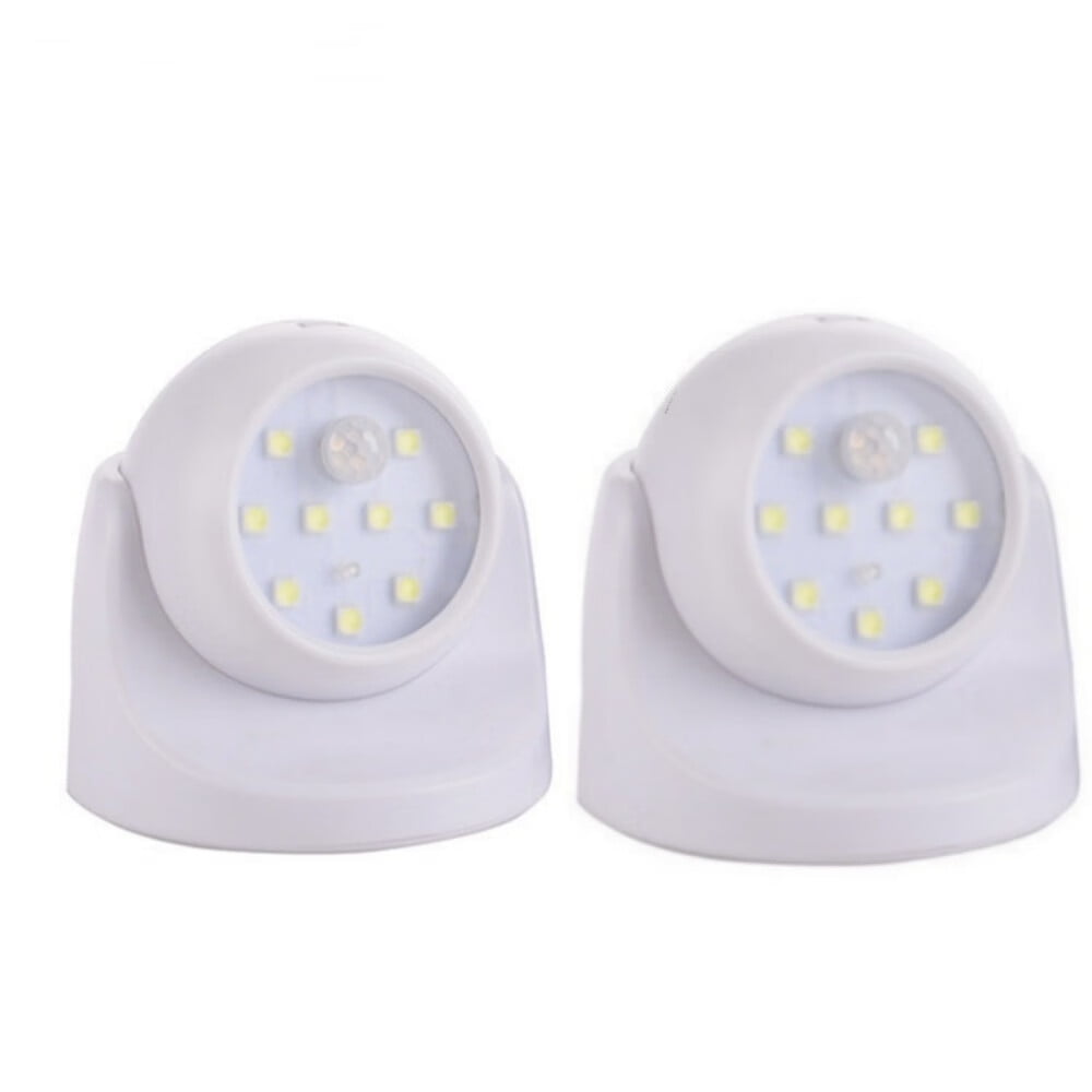 2PACK 360 Battery Operated Indoor Outdoor Night Light Garden Motion ...