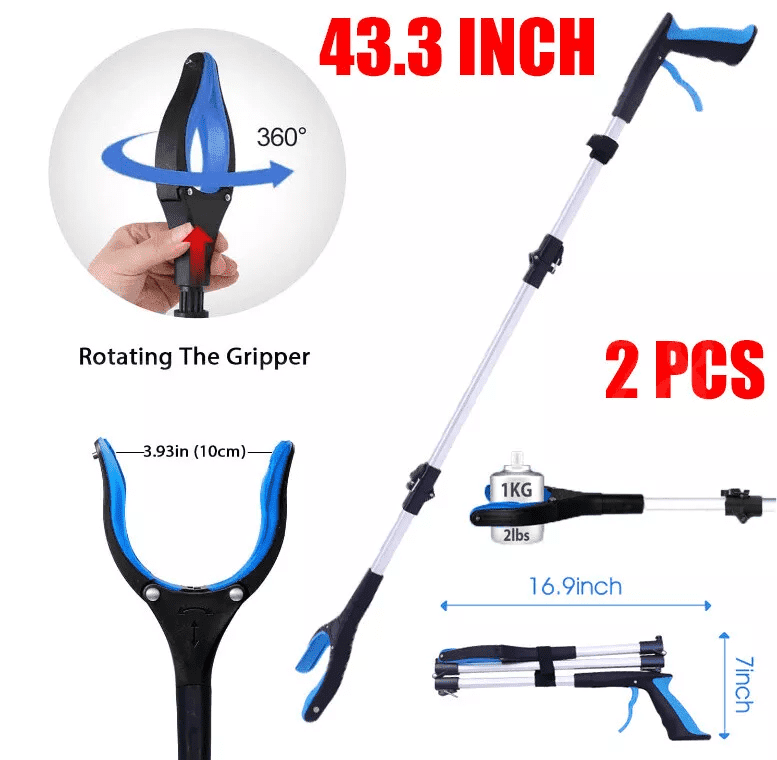 Customer reviews for 2PACK 43inch Trash Grabber Pickup Tool Pick Up ...