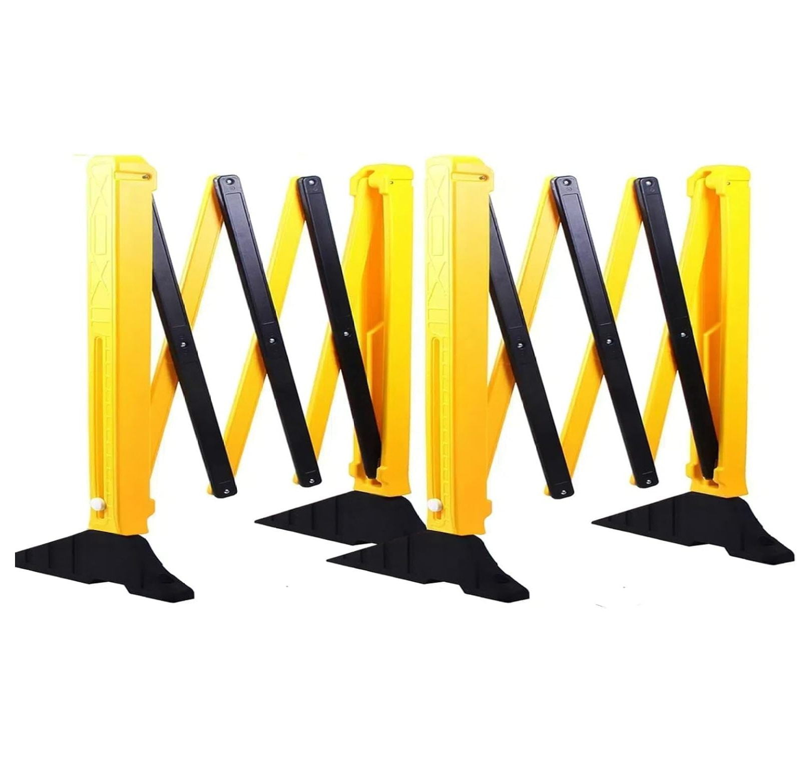 2PACK 9.0FEET Expandable Barricade Folding Security Gate Safety Barrier ...