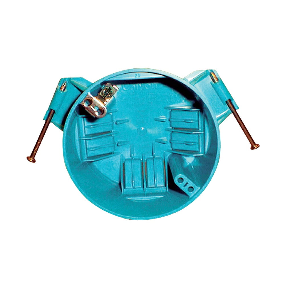 2PACK Carlon 50 Lb. Rating Nail On PVC Molded Ceiling Box with ...
