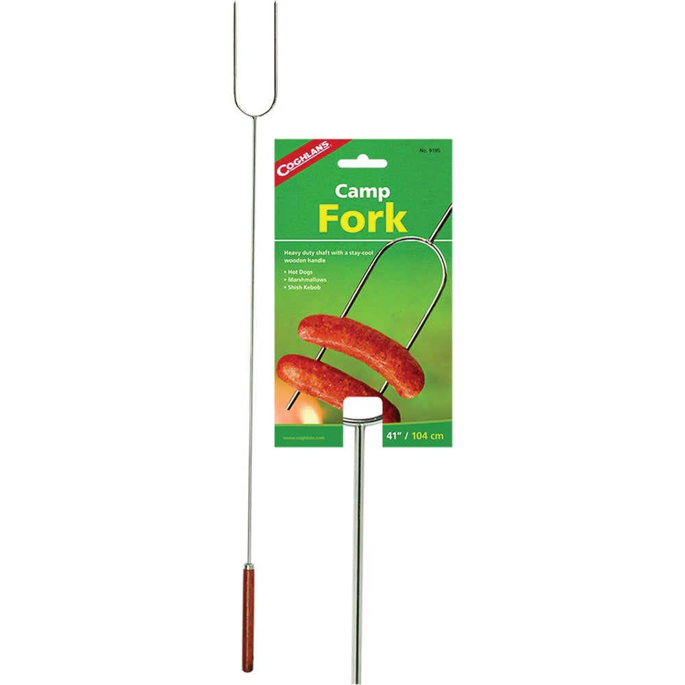 Coghlan's Chrome-Plated Steel 41" Heavy-Duty Camp Fork with a Stay-Cool ...