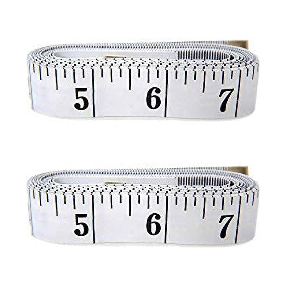 2PACK Dual Sided Body Measuring Ruler Sewing Cloth Tailor Tape Soft ...