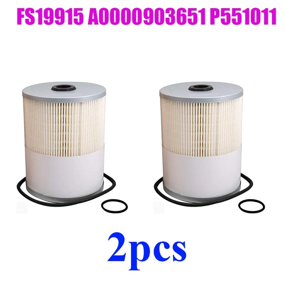 2PACK FS19915 Fuel Filter with Water Separator For Detroit Diesel ...