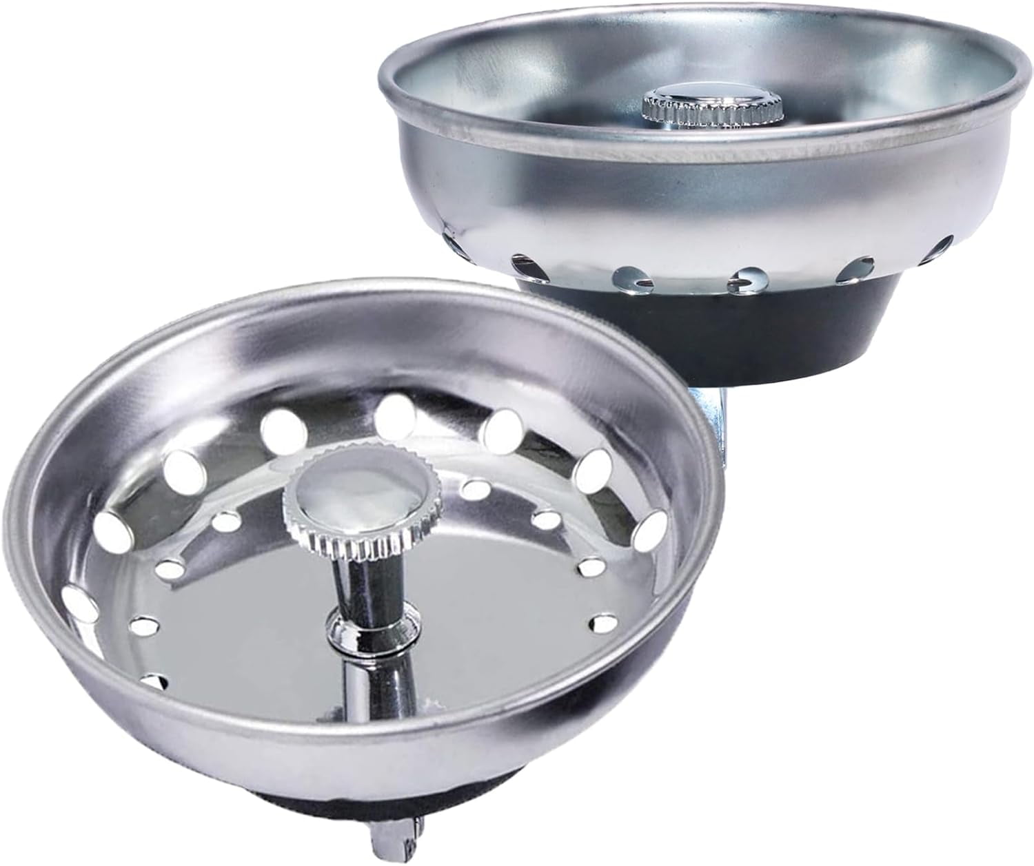 2PACK Kitchen Sink Basket Strainer Replacement for Standard Drains,Sink ...