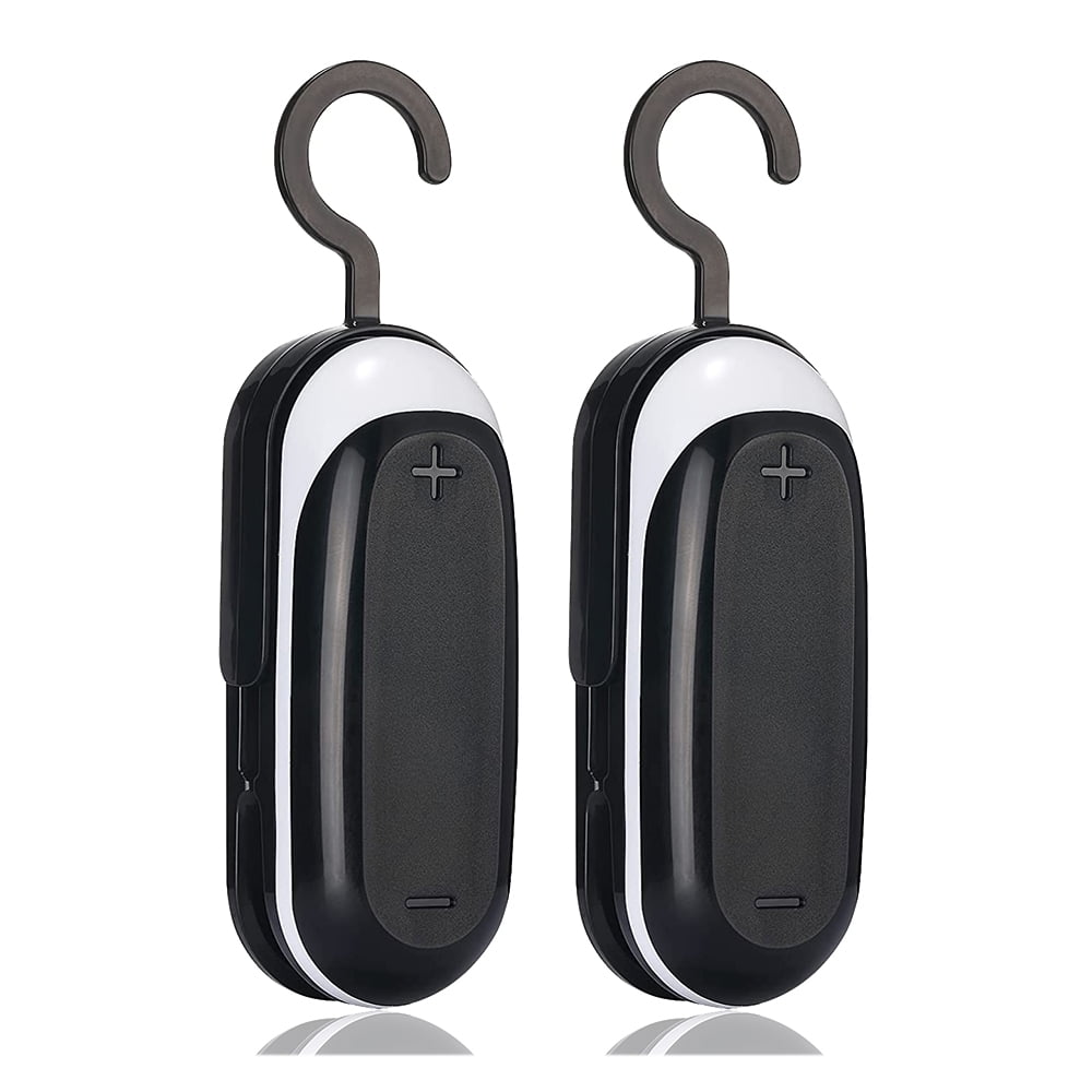 2PACK Mini Bag Sealer, Portable Heat Vacuum Sealers Plastic Sealer ...